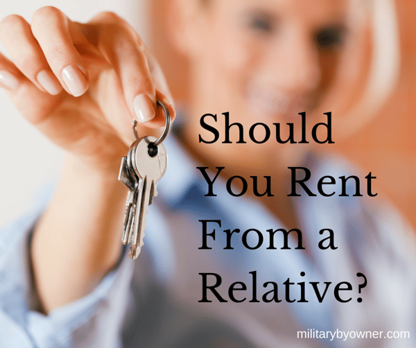 Should You Rent From A Relative Should You Rent From A Relative