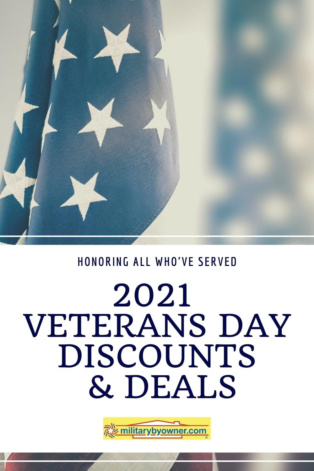 2021 Veterans Day Discounts and Deals