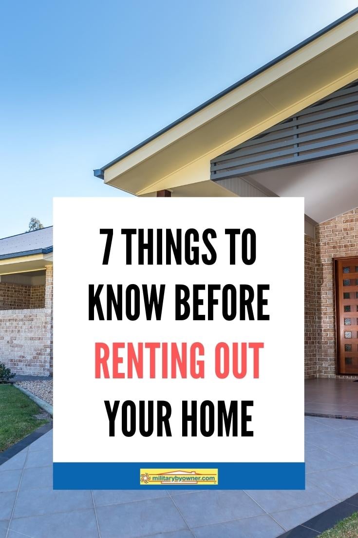 7 Things to Know Before Renting Out Your Home