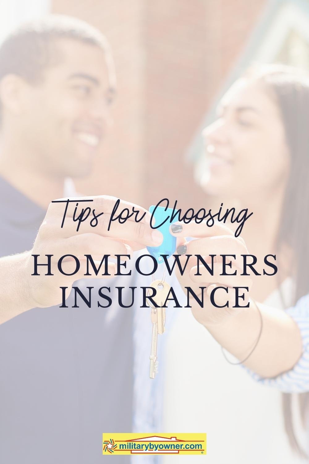 Tips for Choosing a Homeowners Insurance Policy