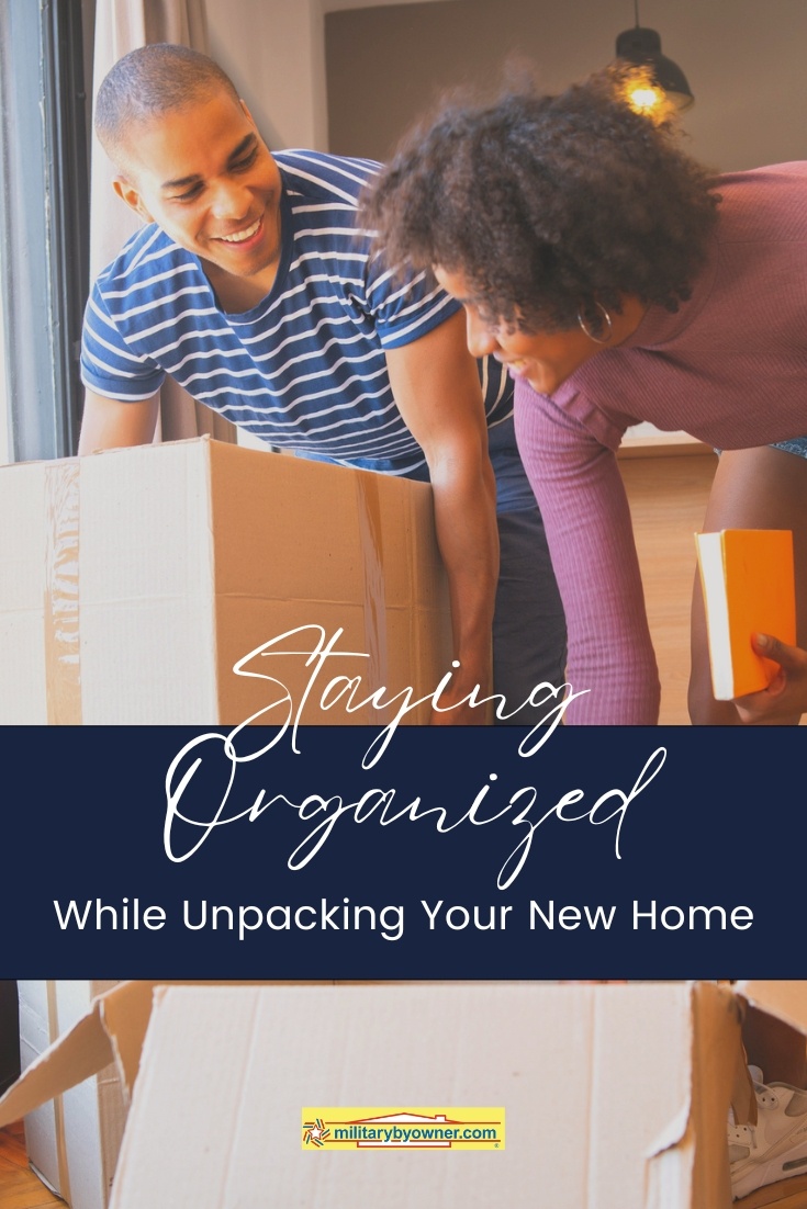 How to Stay Organized While Unpacking Your New Home